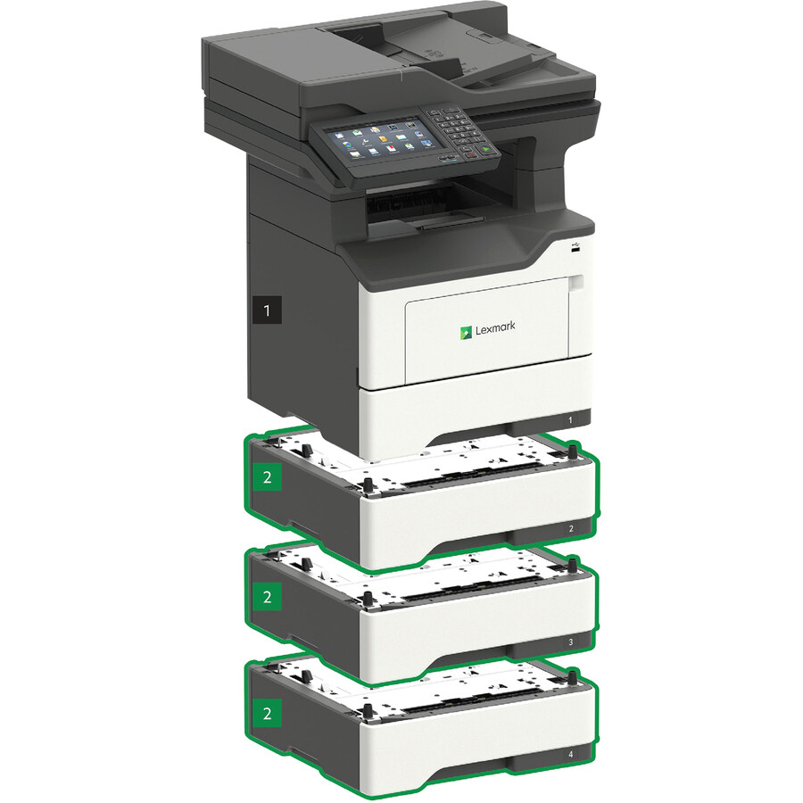 Lexmark MX622ade Laser Multifunction Printer - Monochrome | eBay
