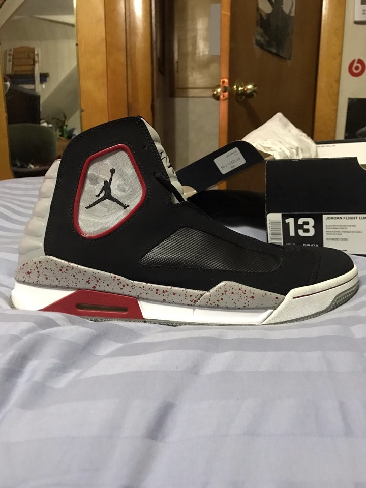 Nike Air Jordan Bred Flight Luminary Size 13 | eBay