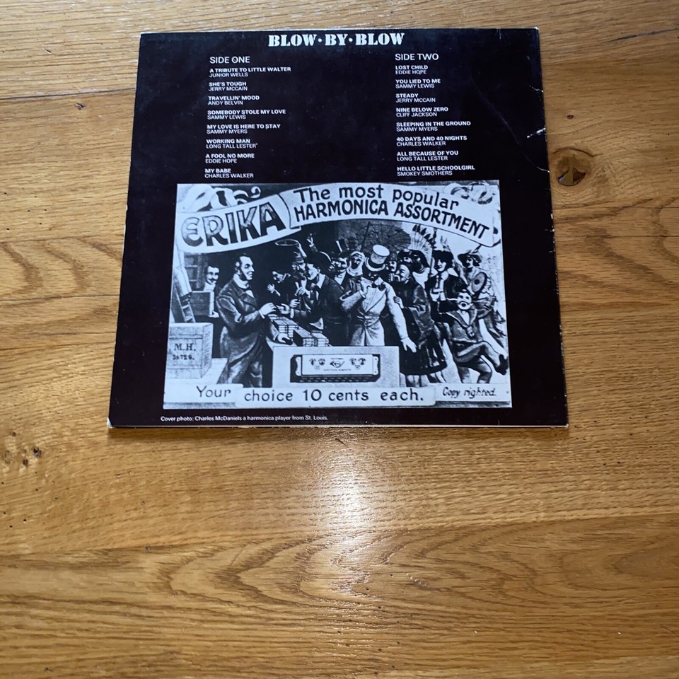 Blow By Blow An Anthology Of Harmonica Blues 12" Vinyl Sundown CG 709 ...