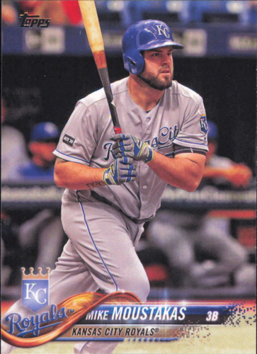 2018 Topps #173 Mike Moustakas Kansas City Royals Baseball MLB Card NM-MT | eBay