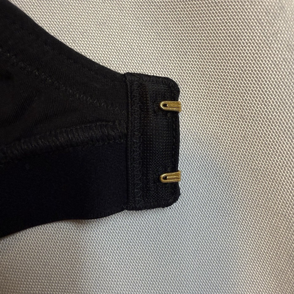 Thirdlove 24/7 Pima Cotton Wireless T Shirt Black Adjustable Support ...