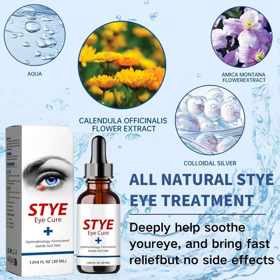 Stye Eye Treatment, Natural Stye Relief Serum for Styes, Chalazions and ...