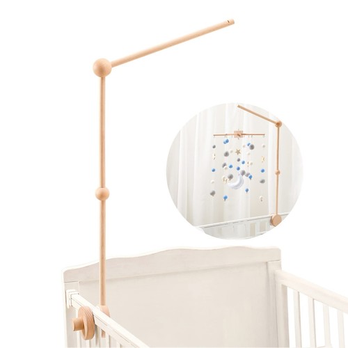 Baby Crib Mobile Arm - Wooden Baby Mobile Crib Holder for Mobile ...