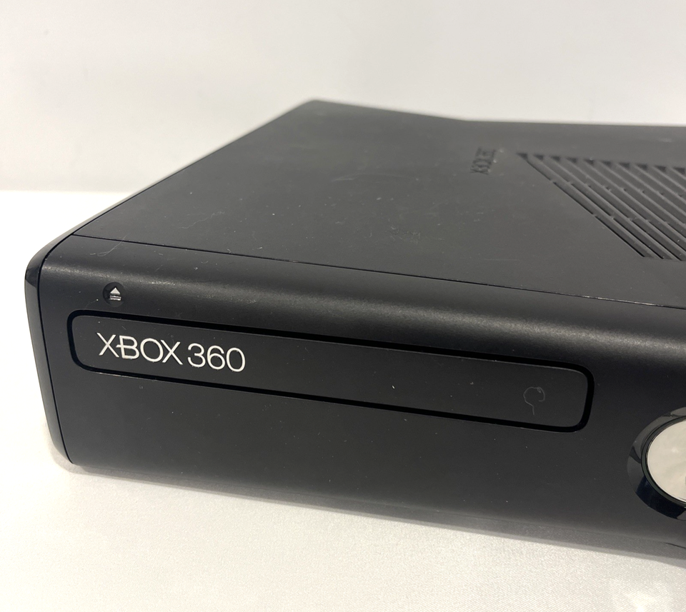 MICROSOFT XBOX 360 S CONSOLE MATTE BLACK MODEL 1439 FOR PARTS OR NEEDS ...