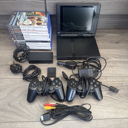 Sony Playstation 2 slim with Joytech screen, accessories and games ...