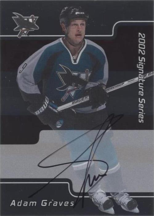 2001-02 In the Game Be A Player Signature Series - Adam Graves #168 ...