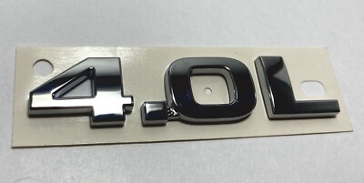 OEM 07-11 4.0L BADGE EMBLEM FOR DODGE NITRO ORIGINAL BACKING UNUSED NOS ...