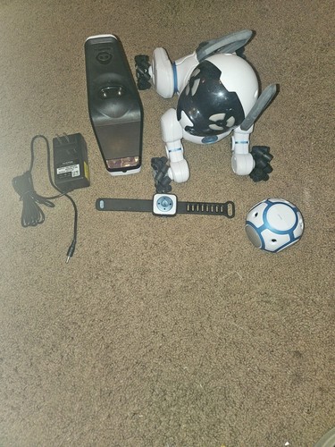WOWWEE CHIP INTERACTIVE PUPPY ROBOT WITH BALL & WATCH -likely parts | eBay