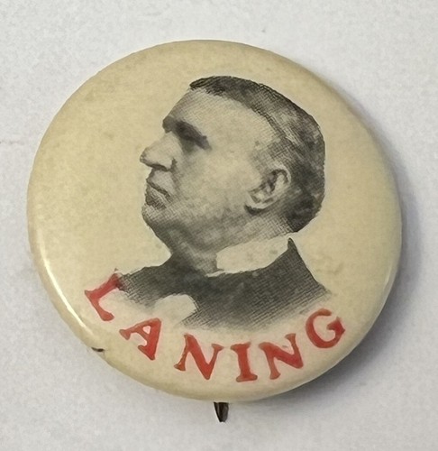Vintage Jay Ford Laning 1907 Congress Ohio Senate Photo Lapel Button ...