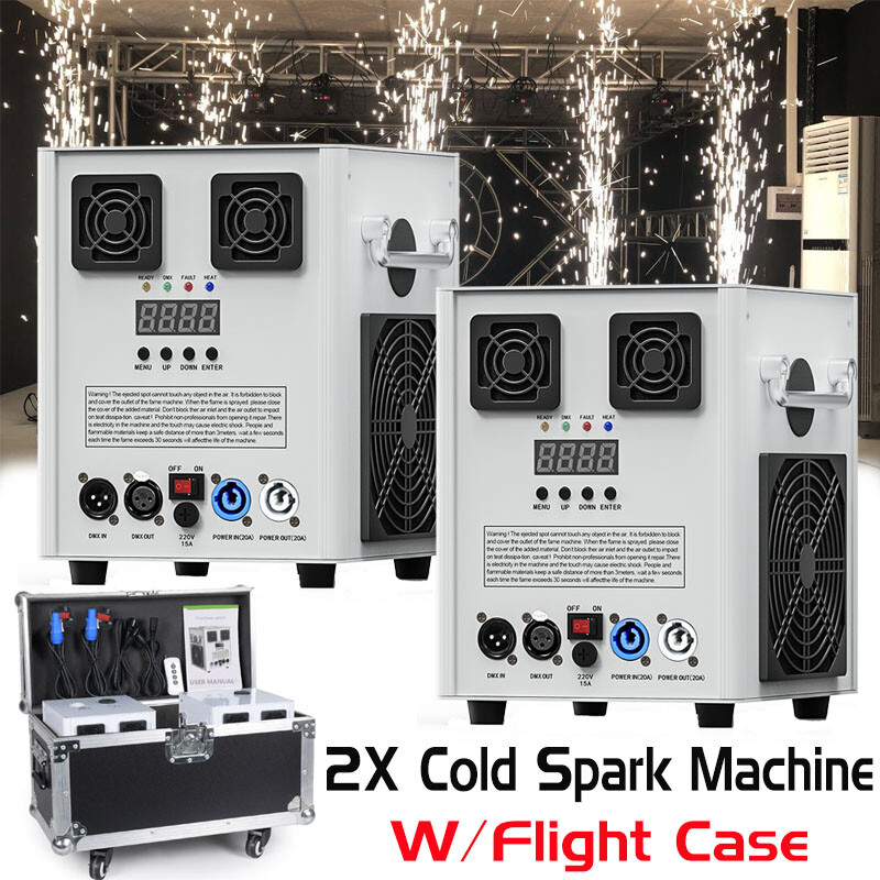4X Cold Spark Machine 750W Fountain Firework Stage Effect Wedding DJ ...