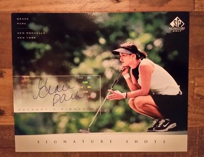 Grace Park Signed 8x10 Card Autographed 2004 SP Signature Signature ...