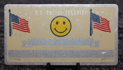 Engraving - Metal Social Security Card