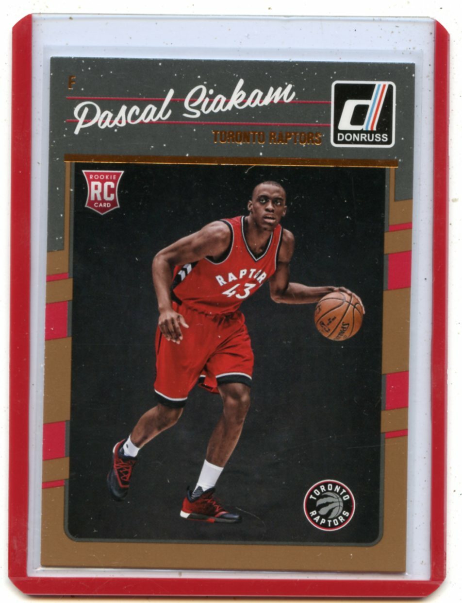 2016-17 DONRUSS #171 PASCAL SIAKAM ROOKIE CARD RC, TORONTO RAPTORS ...