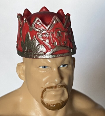 WWE Red Gold Crown Accessory Mattel Figure Prop 1:12 F5 | eBay