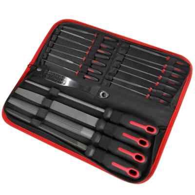 20 PCS Metal Hand & Needle File Tool Set Large & Fine Micro Steel Files ...