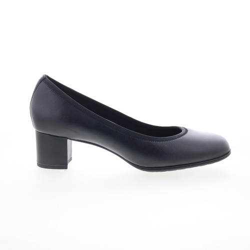 Aravon Career Dress Pump CH8979 Womens Black Wide Leather Pumps Heels ...