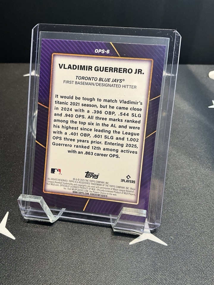 2025 Topps Series 2 - Ops Best Vladimir Guerrero Jr. #OPS-6 | eBay