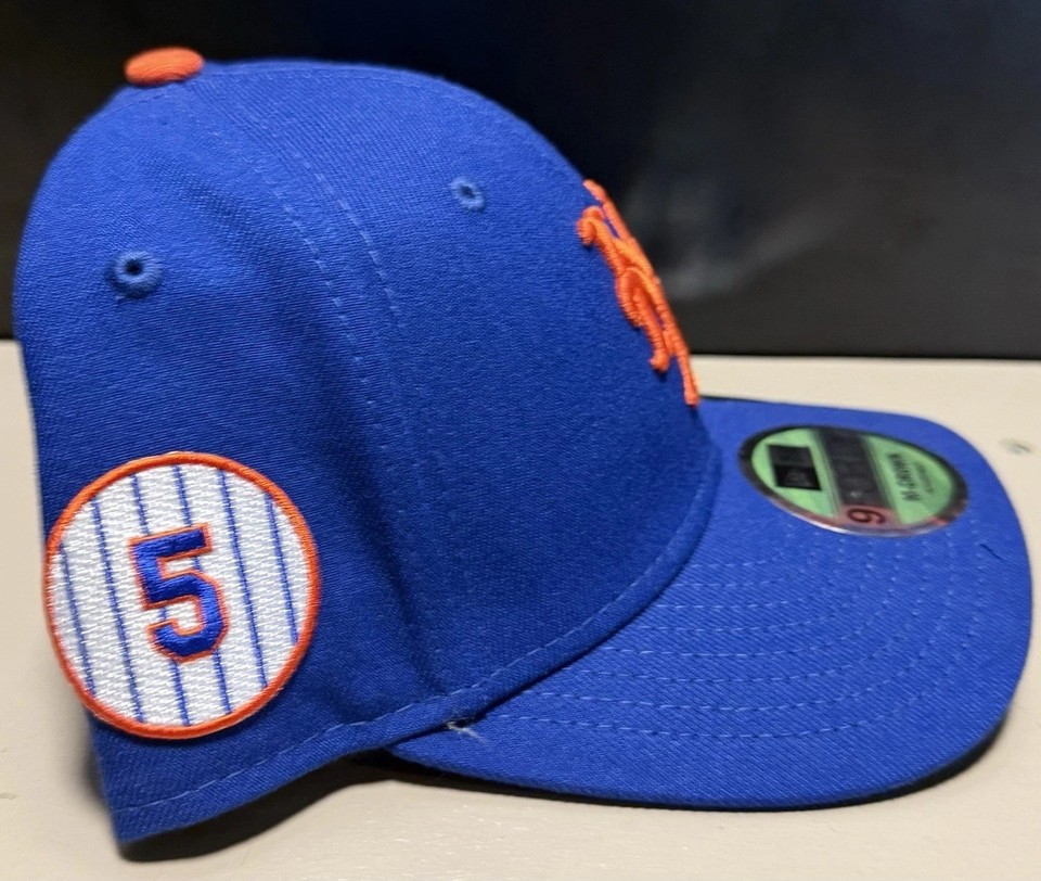 NY METS DAVID WRIGHT HAT #5 NUMBER RETIREMENT NEW ERA PLAYER CAP 7/19 ...