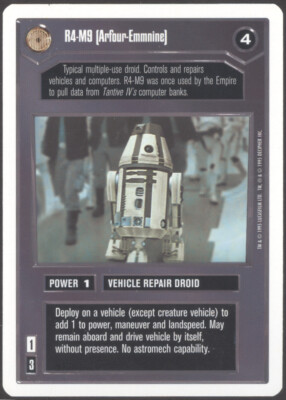 R4-M9 (Premiere-Revised) | Decipher Star Wars CCG | NM/LP | eBay