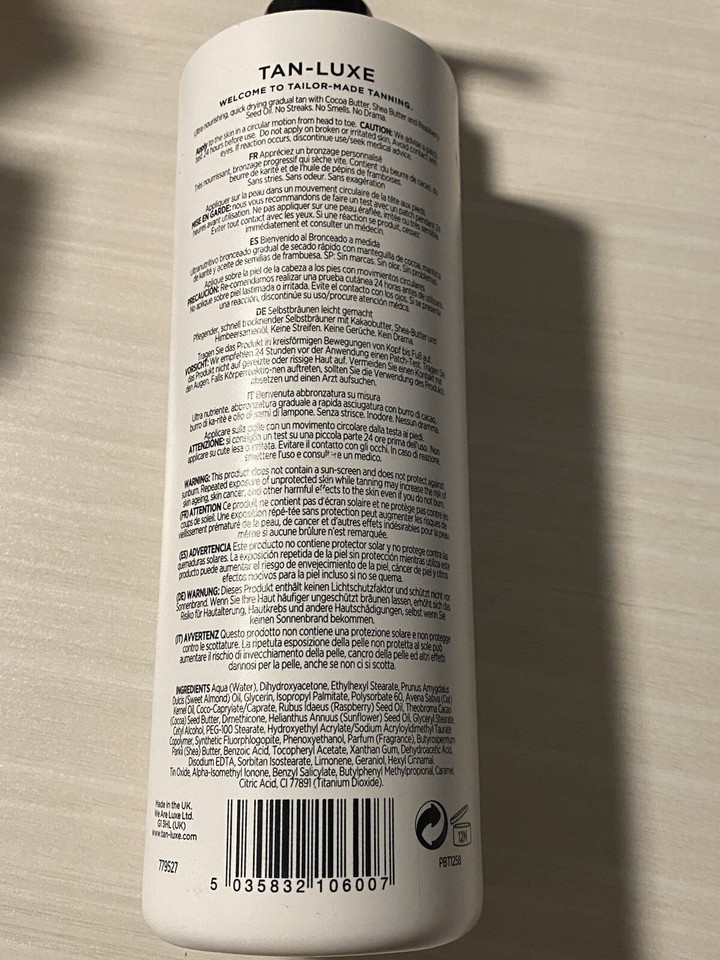 Tan-Luxe THE BUTTER Illuminating Tanning Body Lotion Self Tanner - 16.9 ...