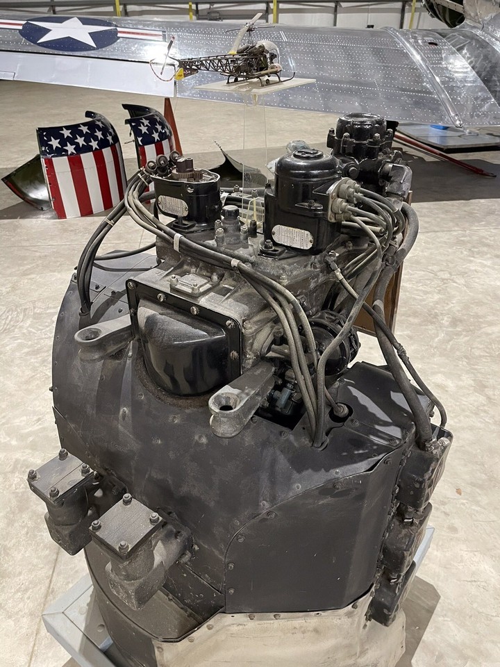 FRANKLIN 6cyl. 6ACV-403 BELL47 helicopter Engine 0-405-9 MASH TV Show ...