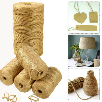 Natural Thick Jute Twine Hemp Rope Cord Strong Twine String for Crafts ...