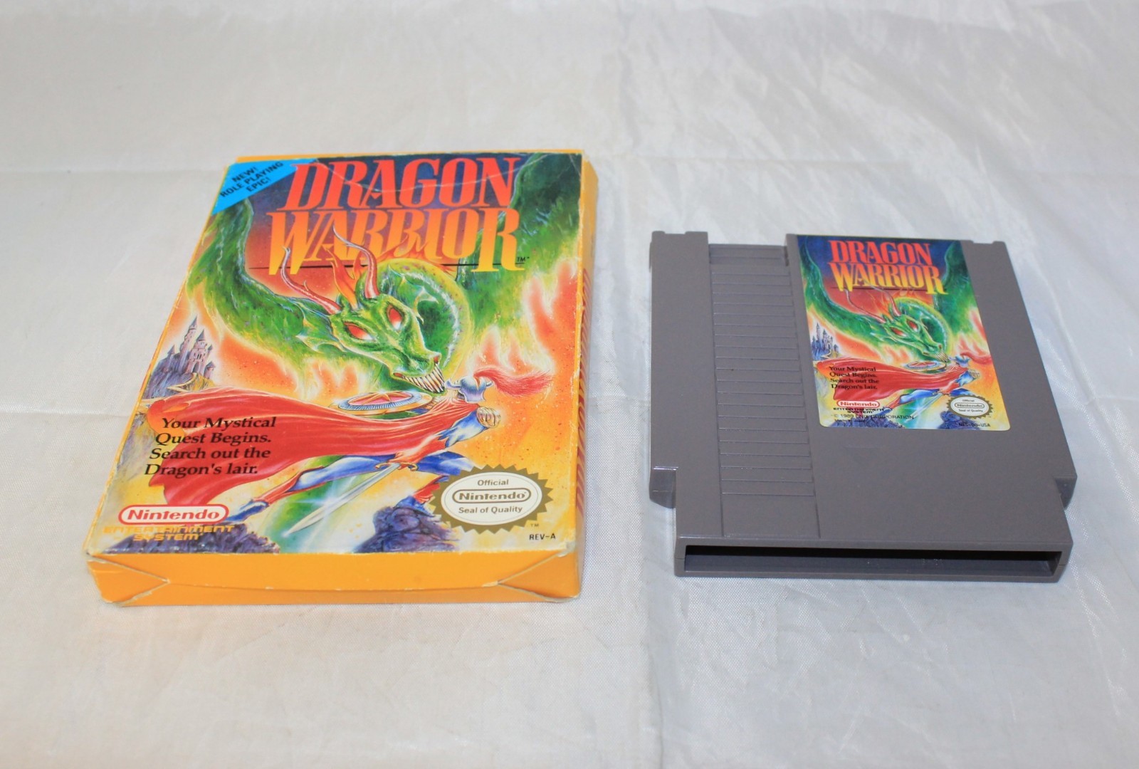 Dragon Warrior (Nintendo Entertainment System, 1989) Box and Game Only ...