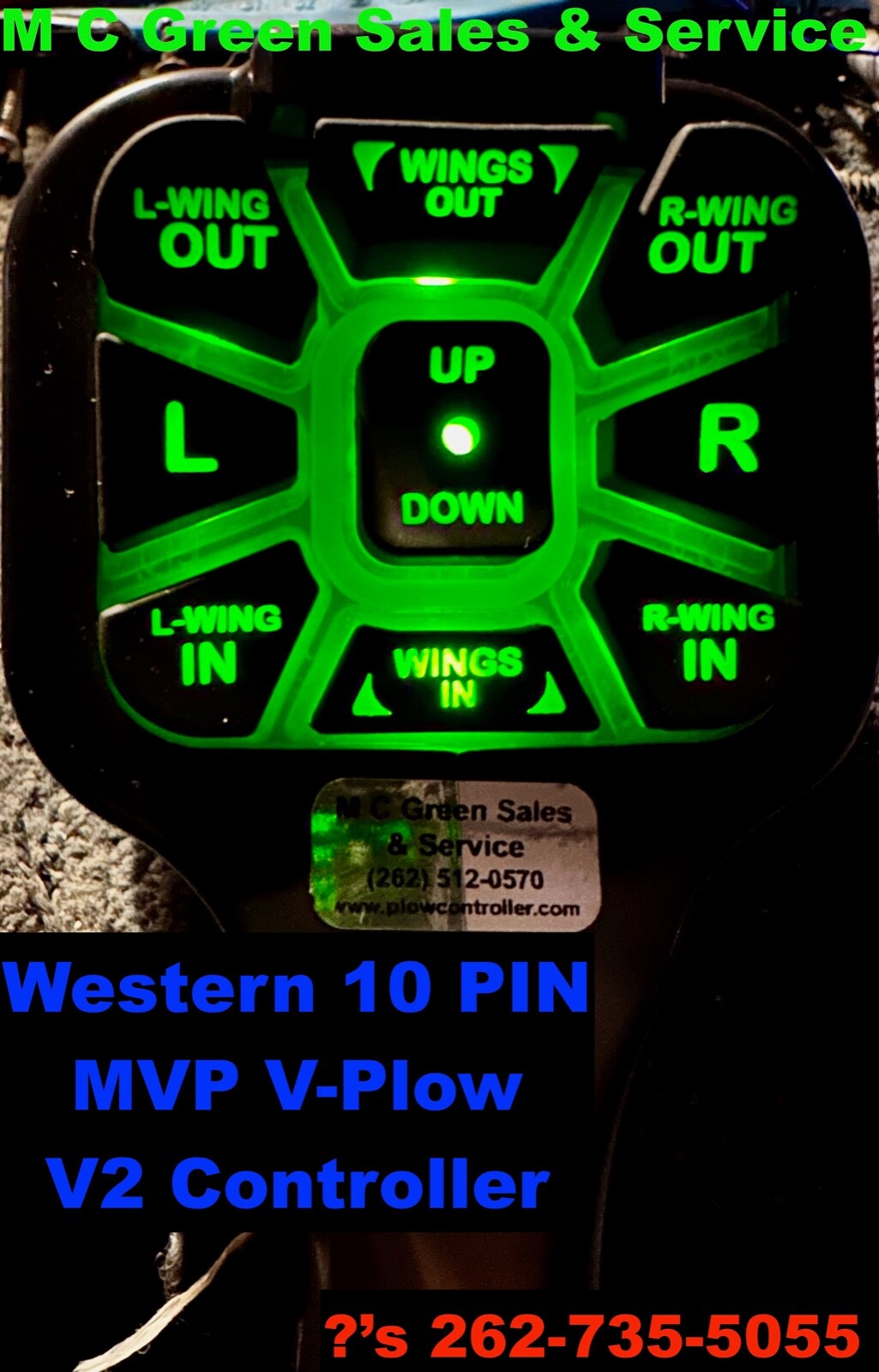 V2 Premium Western 10 Pin Snow Plow Programmable Controller MVP V Plow ...