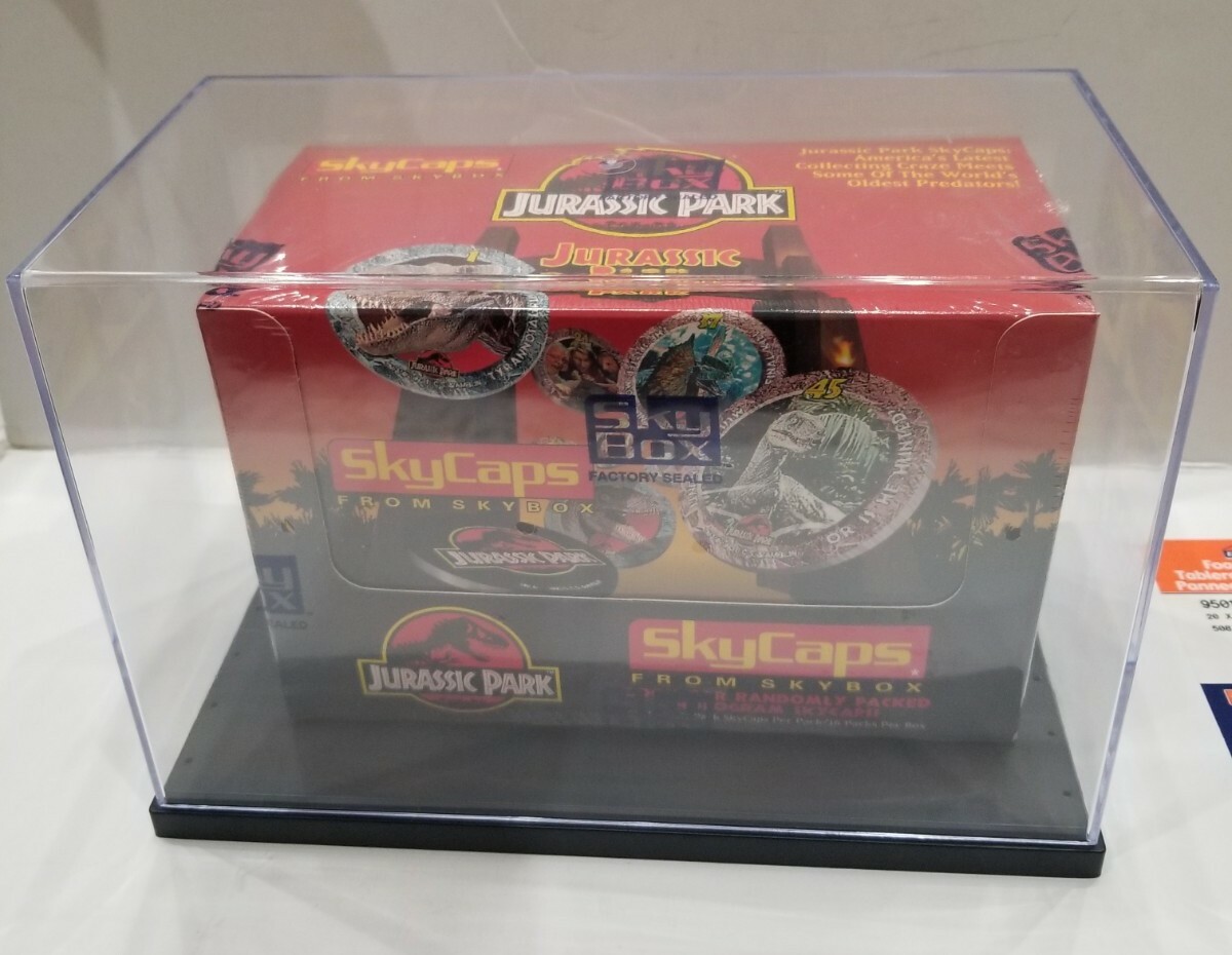 1993 Sealed Jurassic Park SkyCaps Pogs Box Packs Holograms Inside ...