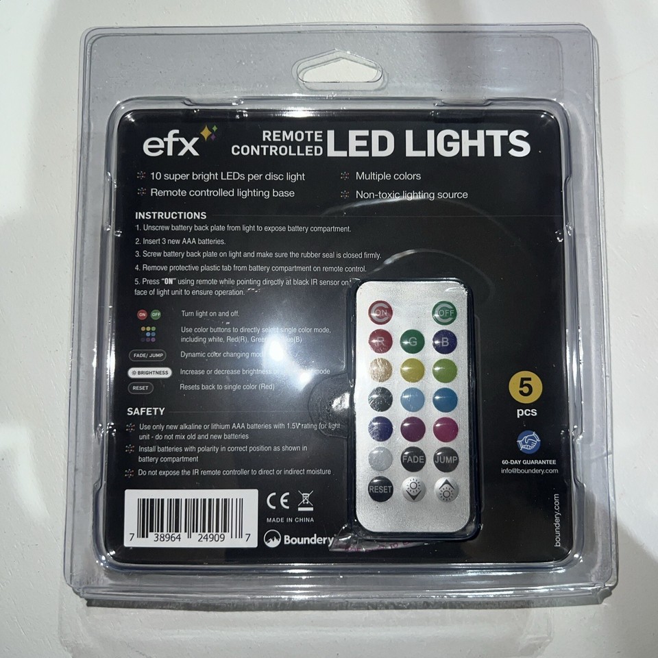 LUMN8 EFX Submersible Remote Controlled LED Lights | eBay