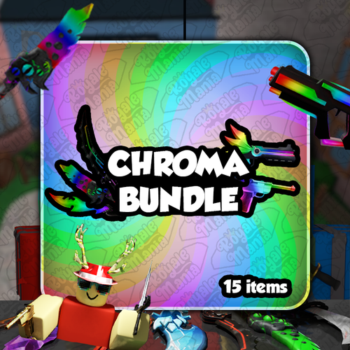 Roblox Murder Mystery 2 MM2 Godly Chroma Bundle [15 Items] FAST & EASY ...