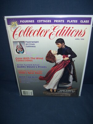 Collector Editions Magazine April 1998 Used W/ Bag and Board Gone With ...