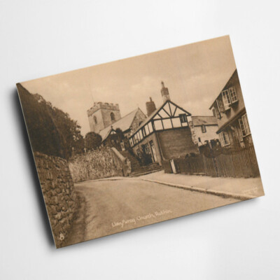A3 PRINT - Vintage Wales - Llanfwrog Church, Ruthin | eBay UK
