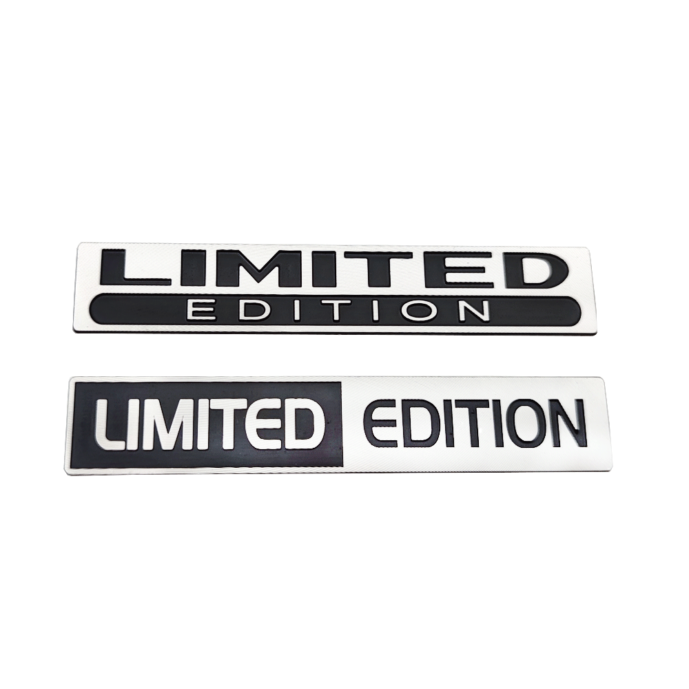 Pair Metal Limited Edition Car Logo Emblem Premium Racing Sport Auto ...
