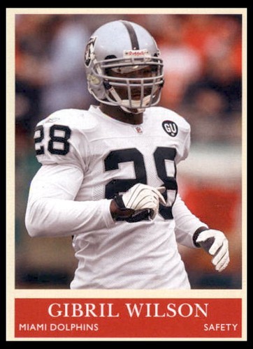 2009 Philadelphia #140 Gibril Wilson Miami Dolphins Football Card | eBay