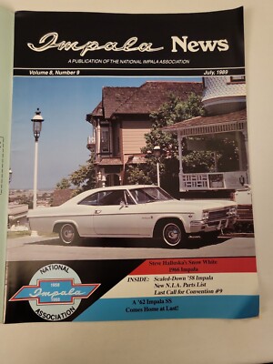 1989 July, Impala News Magazine, Steve Halluska's (CP365) | eBay