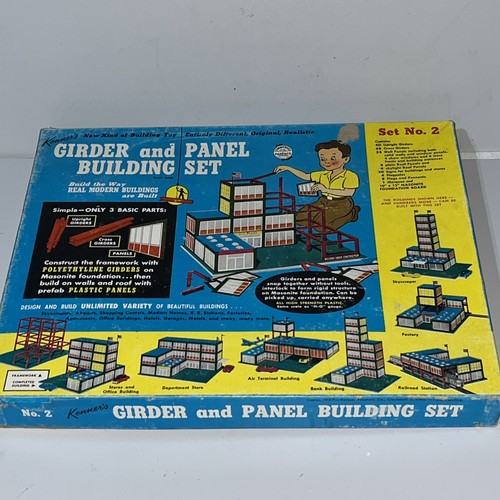 Vintage 1957 Kenner Girder & Panel Building Set ~ Number 2 With ...