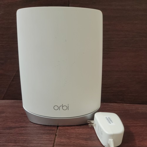 NETGEAR Orbi RBR750 Tri-band Mesh WiFi 6 Router W/ Cat5 Cable, Adapter ...