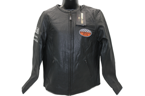 97052-23VW NWT HARLEY-DAVIDSON WOMENS LEATHER JACKET 120TH ANNIVERSARY ...
