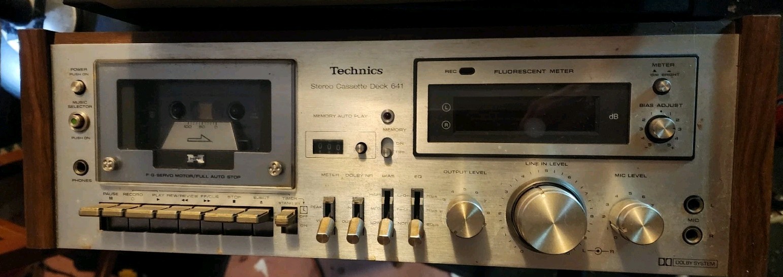 Technics RS-641 Stereo Cassette Tape Deck | eBay