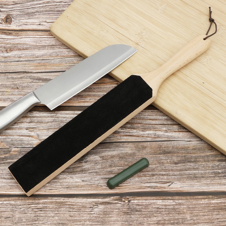 Double Side Leather Strop Leather Strop Kit Portable Stropping Block ...