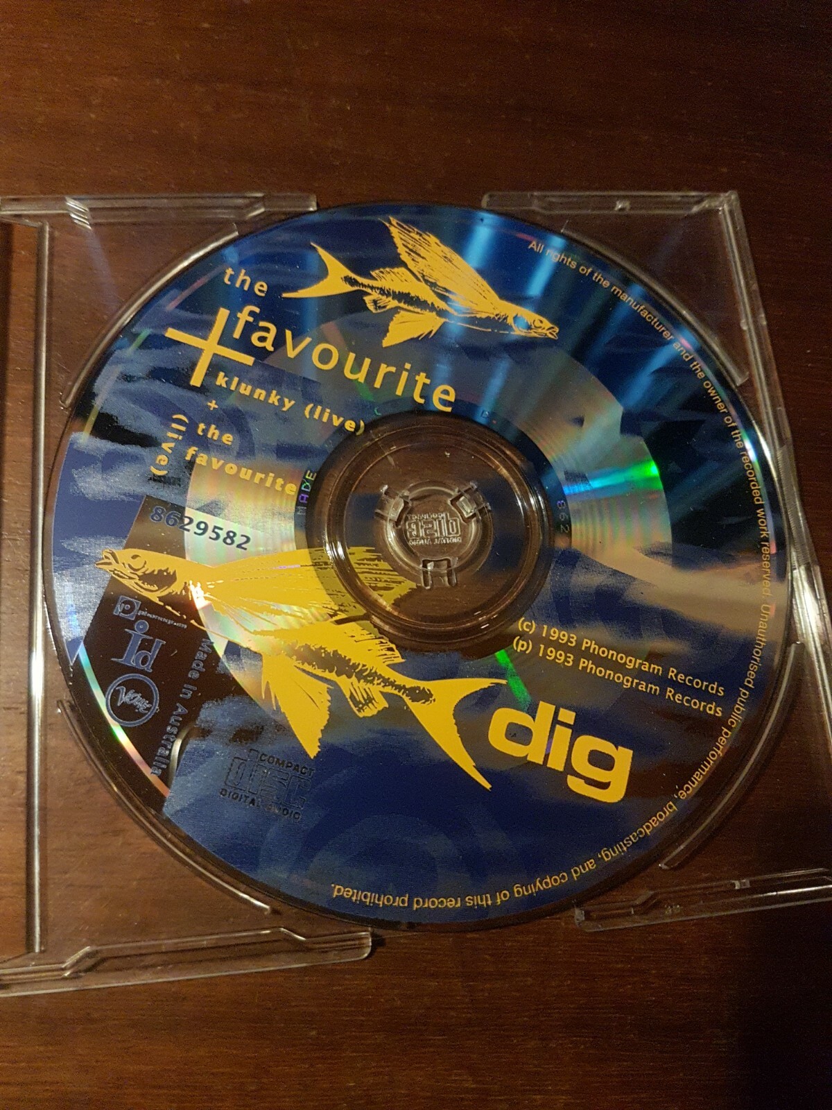 The Favourite Klunky Live 1993 CD Saunders Rollinson Robertson Richmond ...