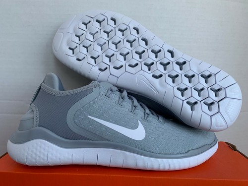 Nike Free RN 2018 Men's Size-10, 15 (942836 003) Wolf Grey BOX NO LID ...