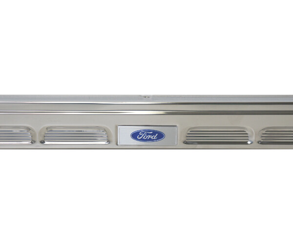 1965 66 67 68 Mustang Rocker Door Sill Scuff Plate Stainless Pair w ...