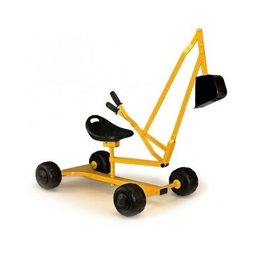 Outdoor Sand Digger Swivel Ride On Tractor Toy Sandbox Beach Scoop Dig ...