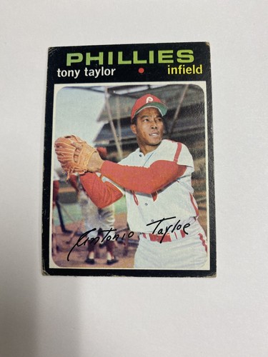 1971 Topps Baseball Tony Taylor Philadelphia Phillies Card #246 | eBay