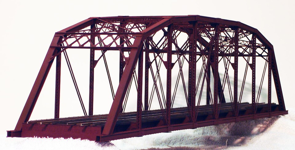 Central Valley Model Works 1900 HO 200 Foot Double Track Parker Truss ...