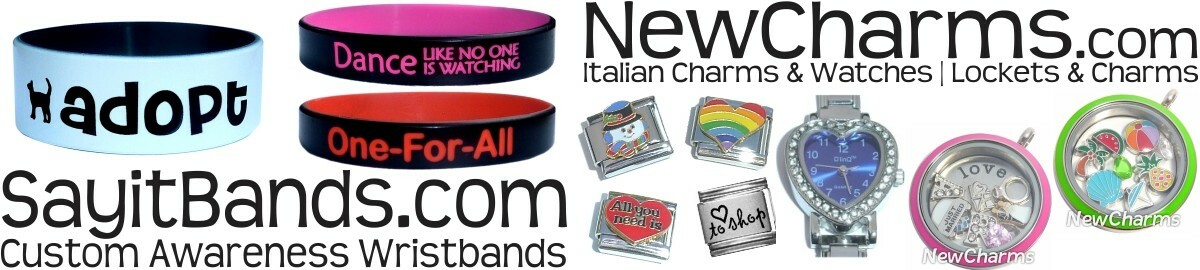 SayitBands and NewCharms by Kapicka | eBay Stores