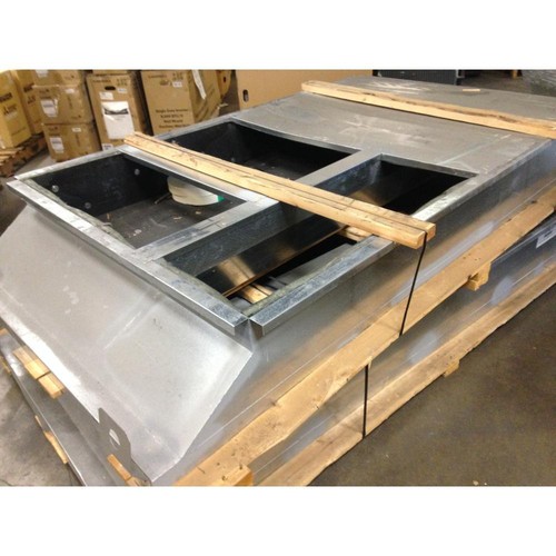 MICROMETL 0823-6600-DT 11" HIGH ROOF CURB ADAPTER WITH DUCT TRANSITION ...