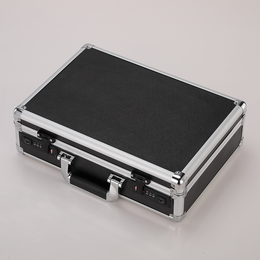 Aluminum Hard Case Briefcase Box Lockable Flight Case Carrying Tools ...